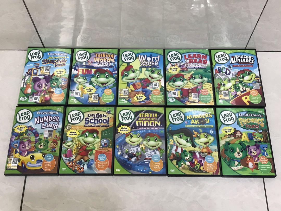 Leapfrog Collection - Educational DVDs and Alphapup, Hobbies & Toys ...