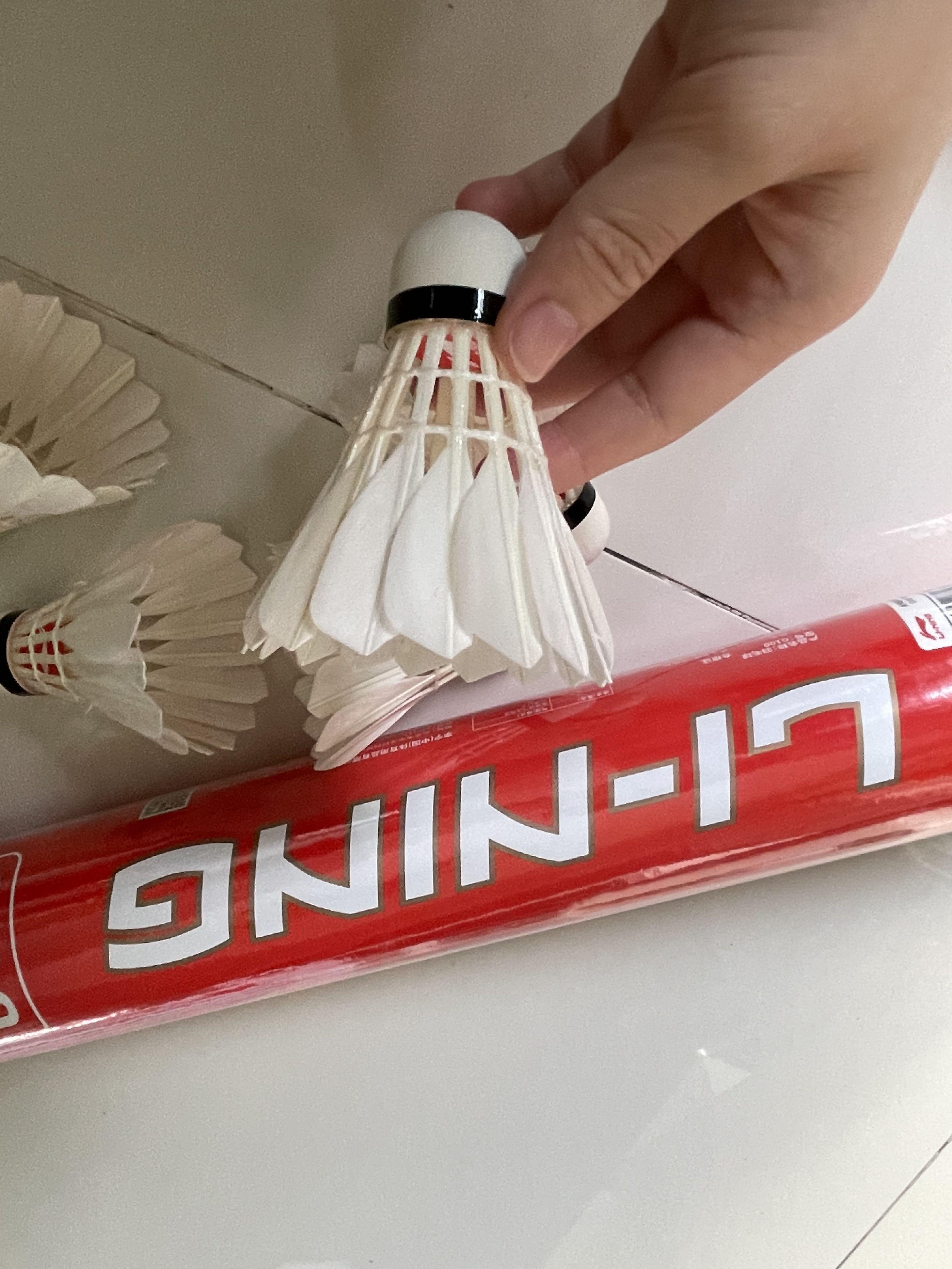 Li Ning Badminton Shuttlecock, Sports Equipment, Sports & Games, Racket ...