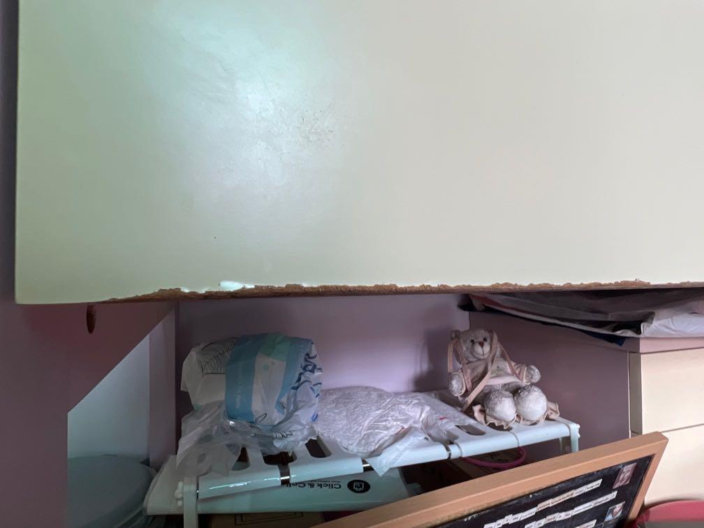 Light Purple & Cream Study Table, Furniture & Home Living, Furniture ...