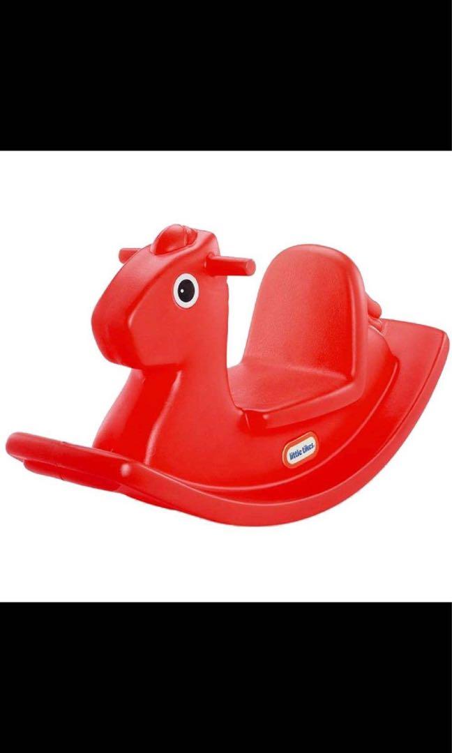 Little tikes rocking horse (Red), Babies & Kids, Infant Playtime on ...