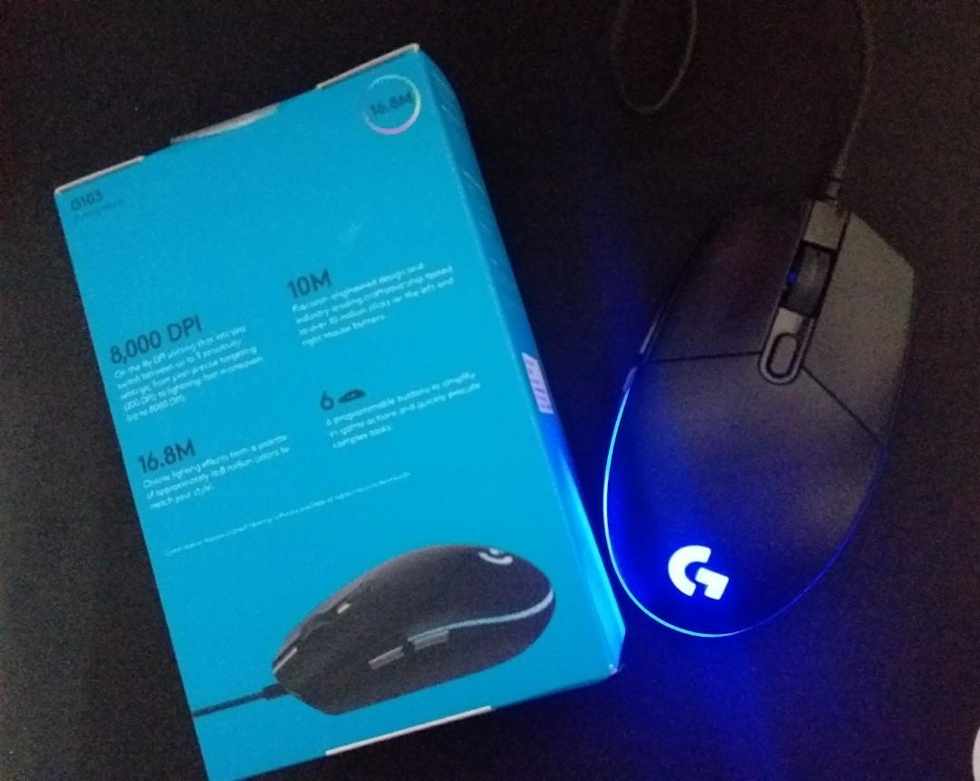 Logitech G103 Gaming Mouse, Computers & Tech, Parts & Accessories ...