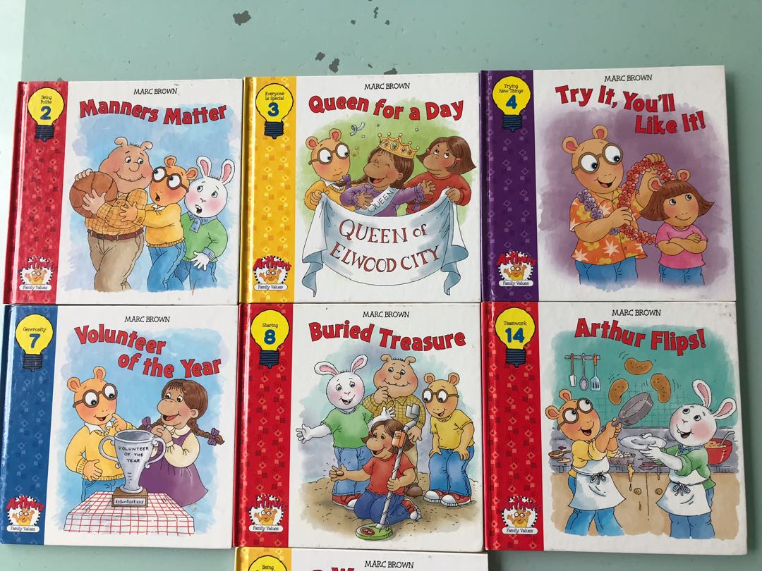 Marc Brown Arthur’s Family Values Series - 7 books, Hobbies & Toys ...