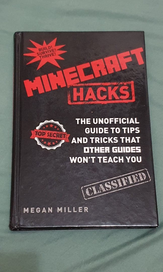 Minecraft Hacks by Megan Miller Hardbound, Hobbies & Toys, Books ...