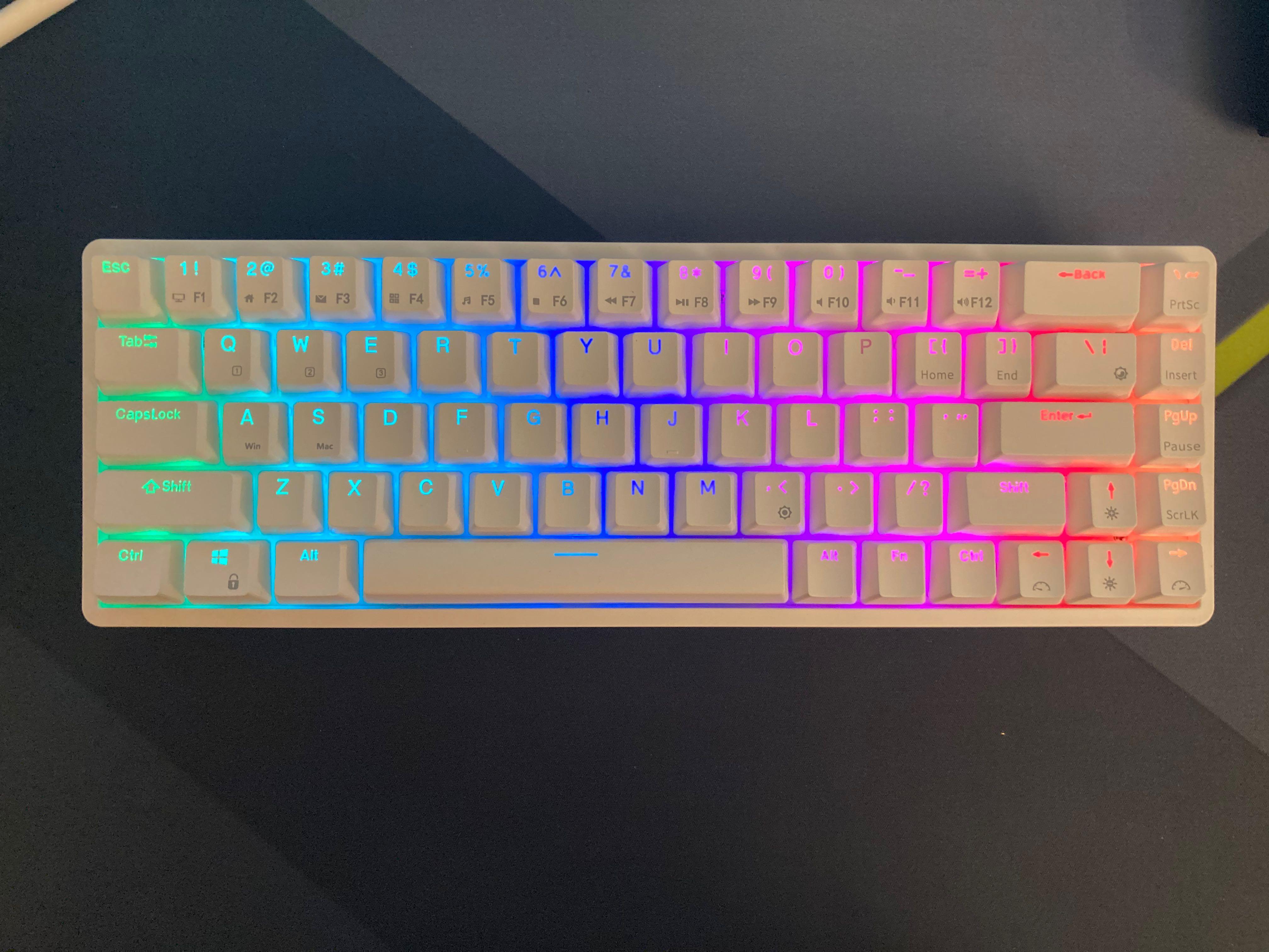 Modded Royal Kludge RKG68 Wireless Hotswappable Custom Mechanical ...