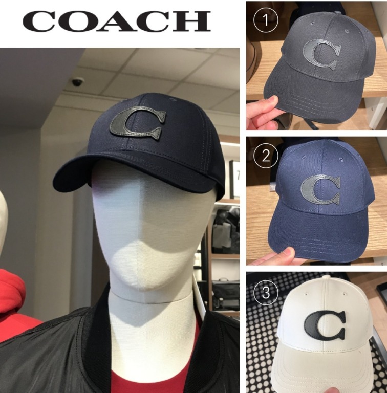 New Coach Original Special C Design Logo Solid Color Simple Baseball Cap Men And Women Come With ...