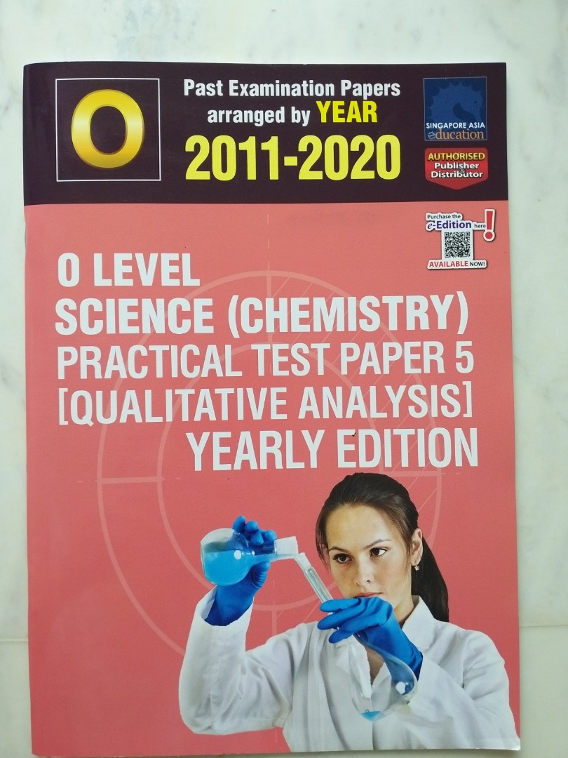 O level Science Chemistry practical Test paper, Hobbies & Toys, Books ...