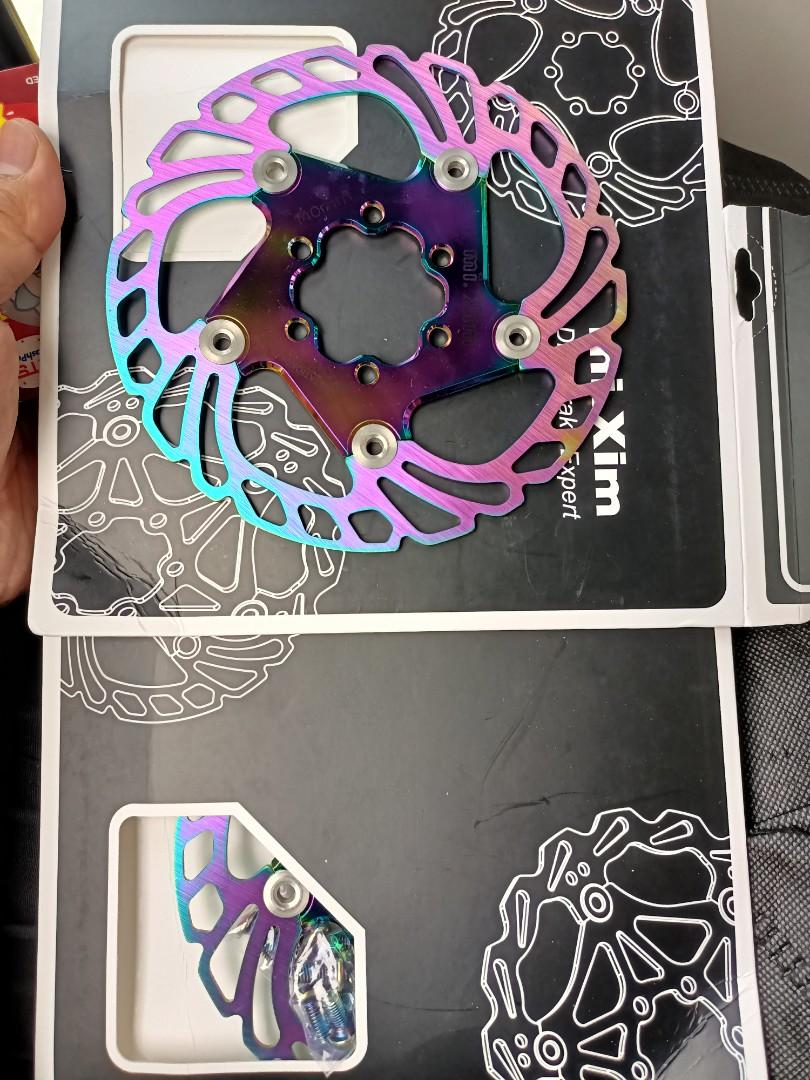 Oil slick Disc rotor, Sports Equipment, Bicycles & Parts, Parts ...