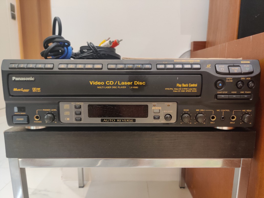 **BUNDLED DISC**Panasonic Laser Disc (LD) Player, TV & Home Appliances ...