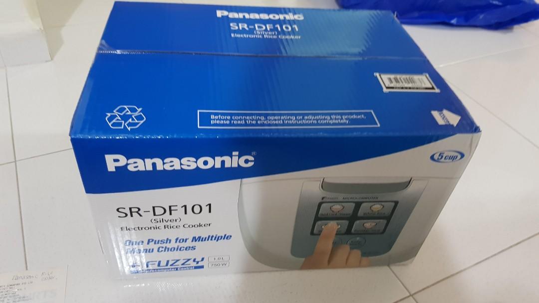Panasonic SR-DF101 rice cooker 1 litre (BNIB), TV & Home Appliances ...