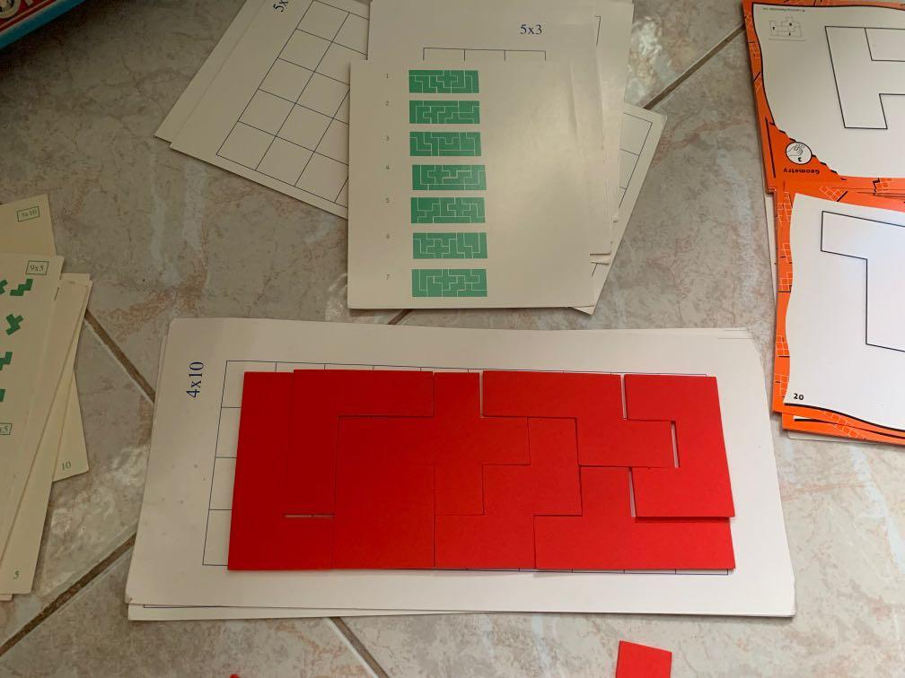 Pentomino puzzles and activity cards Learning Resources, Hobbies & Toys ...