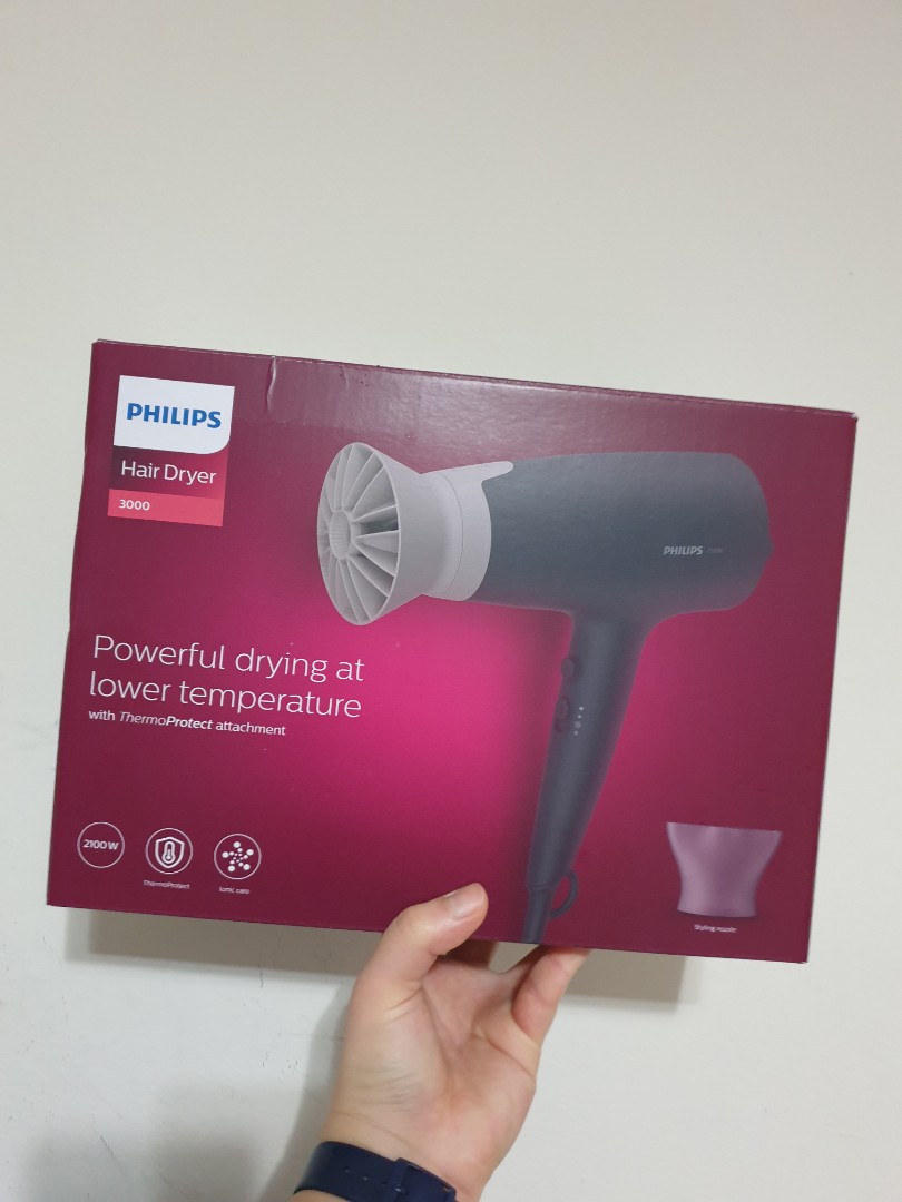 Philips hair dryer series 3000 BHD351/13, Beauty & Personal Care, Hair on Carousell