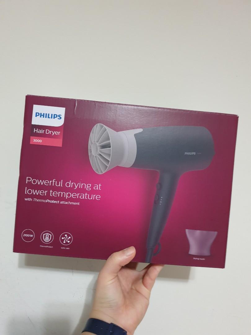Philips hair dryer series 3000 BHD351/13, Beauty & Personal Care, Hair on Carousell