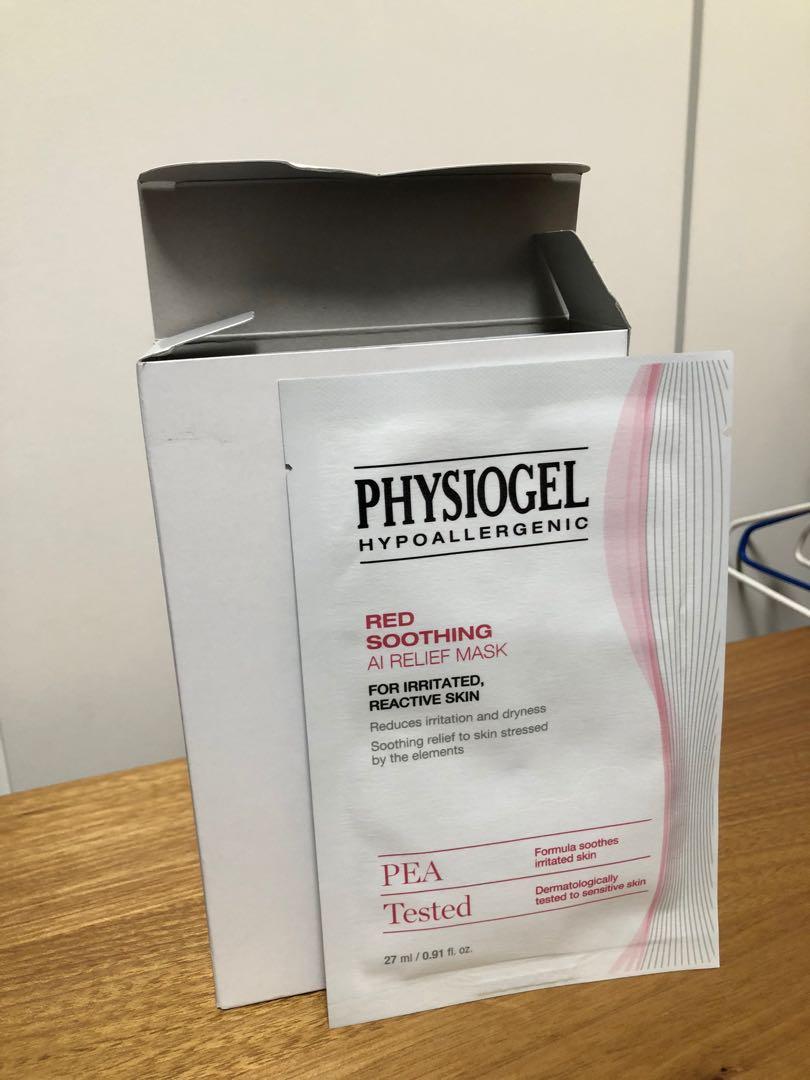 Physiogel AI Relief Mask 面膜 10塊, 美容＆化妝品, 健康及美容 - 皮膚護理, 面部 - 面部護理 ...