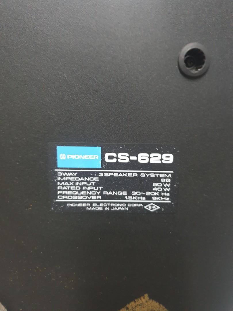 Pioneer CS 629 speaker, Audio, Soundbars, Speakers & Amplifiers on Carousell