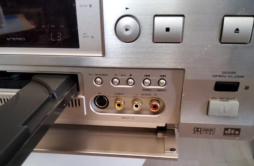 PIONEER DVR-2000 DVD RECORDER. MADE IN JAPAN. 100 VOLTS. WITH REMOTE ...