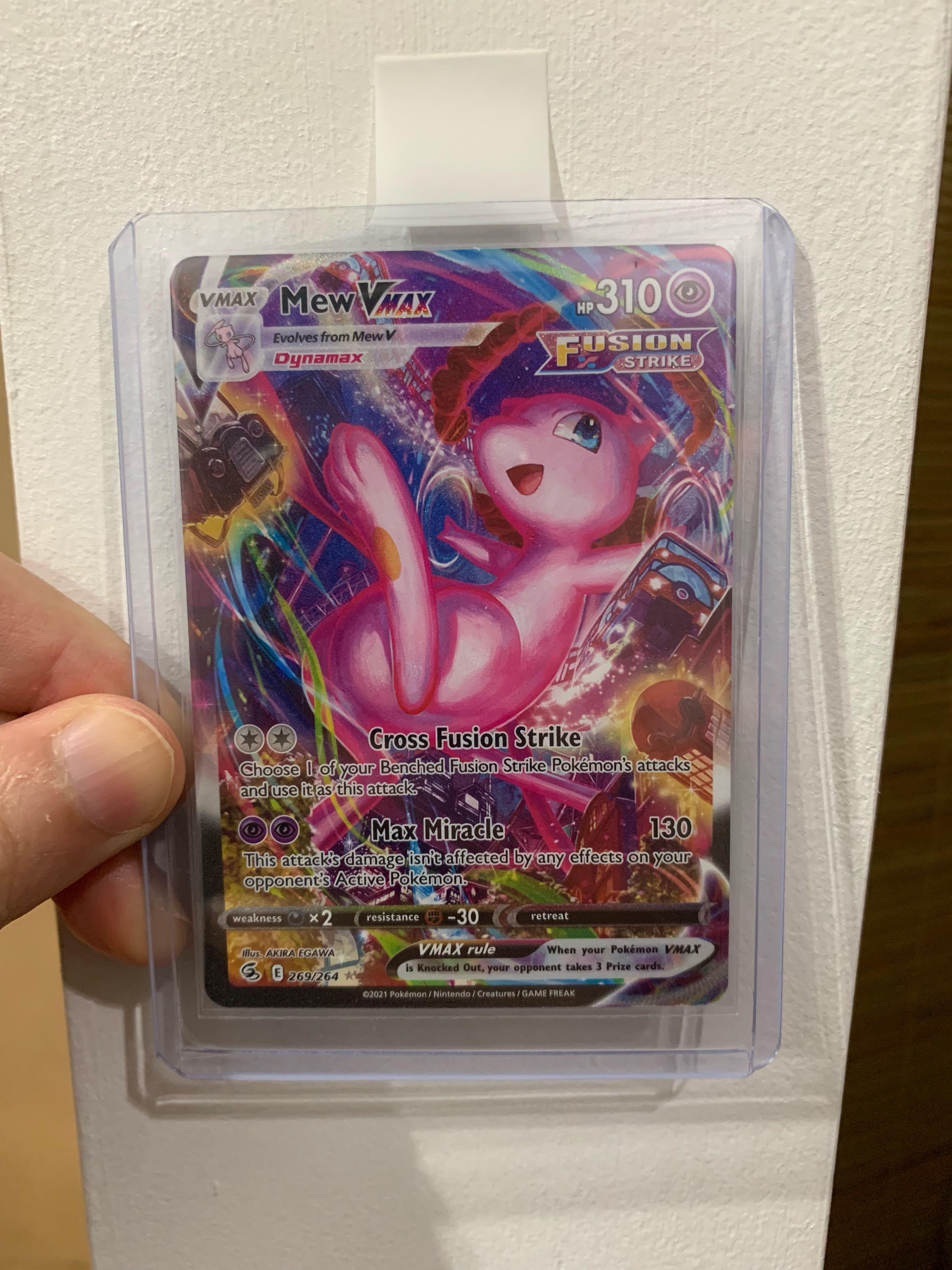 Pokemon TCG: Mew Vmax Alternate Art 269/264, Hobbies & Toys, Toys & Games on Carousell