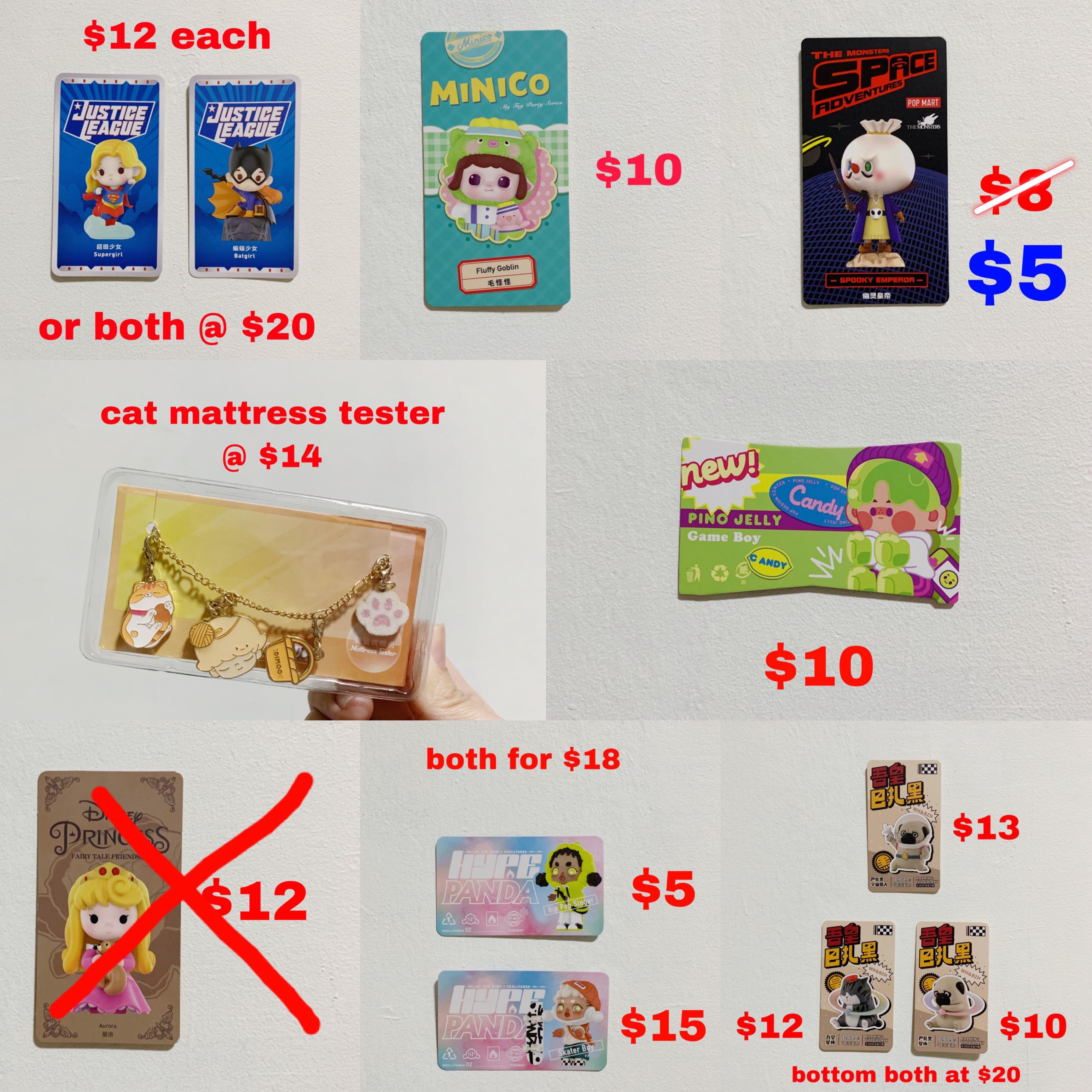 popmart 52toys blindbox dimoo dc justice league pino jelly skullpanda ...