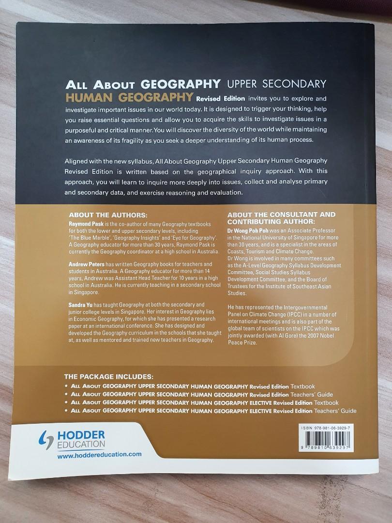 pure geography textbook (human geog), Hobbies & Toys, Books & Magazines ...
