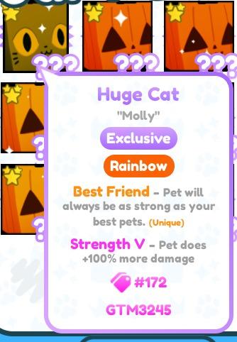 Rainbow Huge Cat Serial Number #172, Video Gaming, Gaming Accessories ...