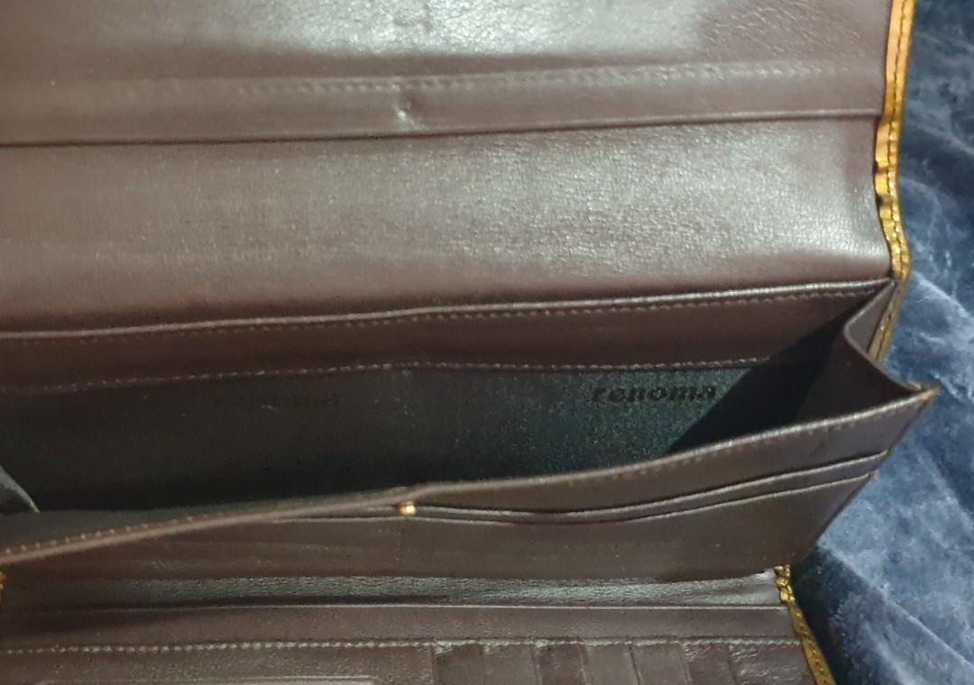 Renoma Paris Trifold Long Wallet Patent Leather, Women's Fashion, Bags ...