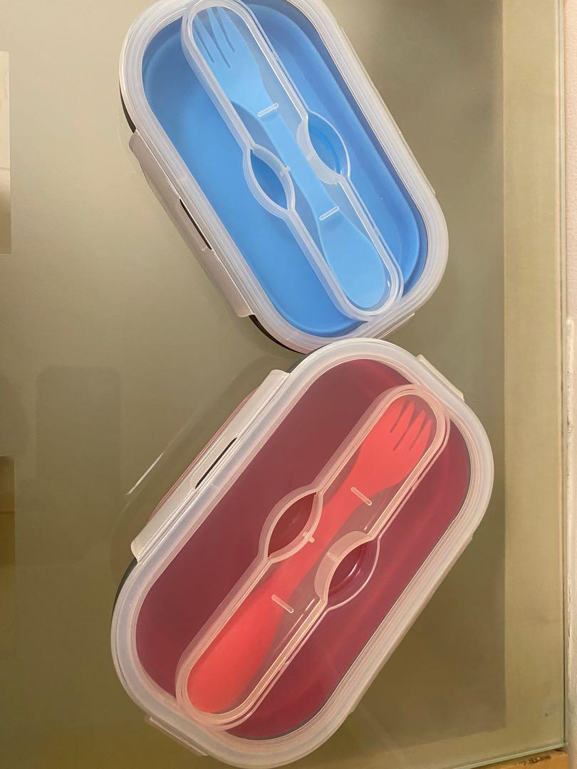 Retractable Expandable Tupperware container/lunch box. FOOD SAFE ...