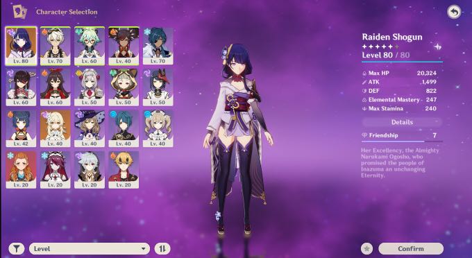 (RUSH) GENSHIN IMPACT ACCOUNT RAIDEN SHOGUN ASIA (NEGOTIABLE), Video ...