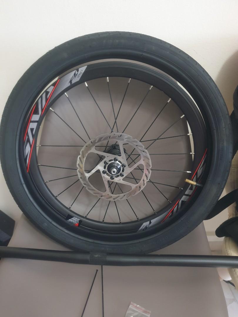 SAVA Z1 ORIGINAL 20 INCH BACK WHEEL ONLY DISC SET + HANDLEBAR, Sports ...