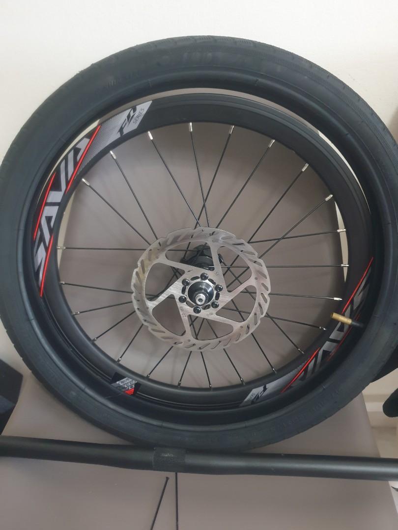 SAVA Z1 ORIGINAL 20 INCH BACK WHEEL ONLY DISC SET + HANDLEBAR, Sports ...