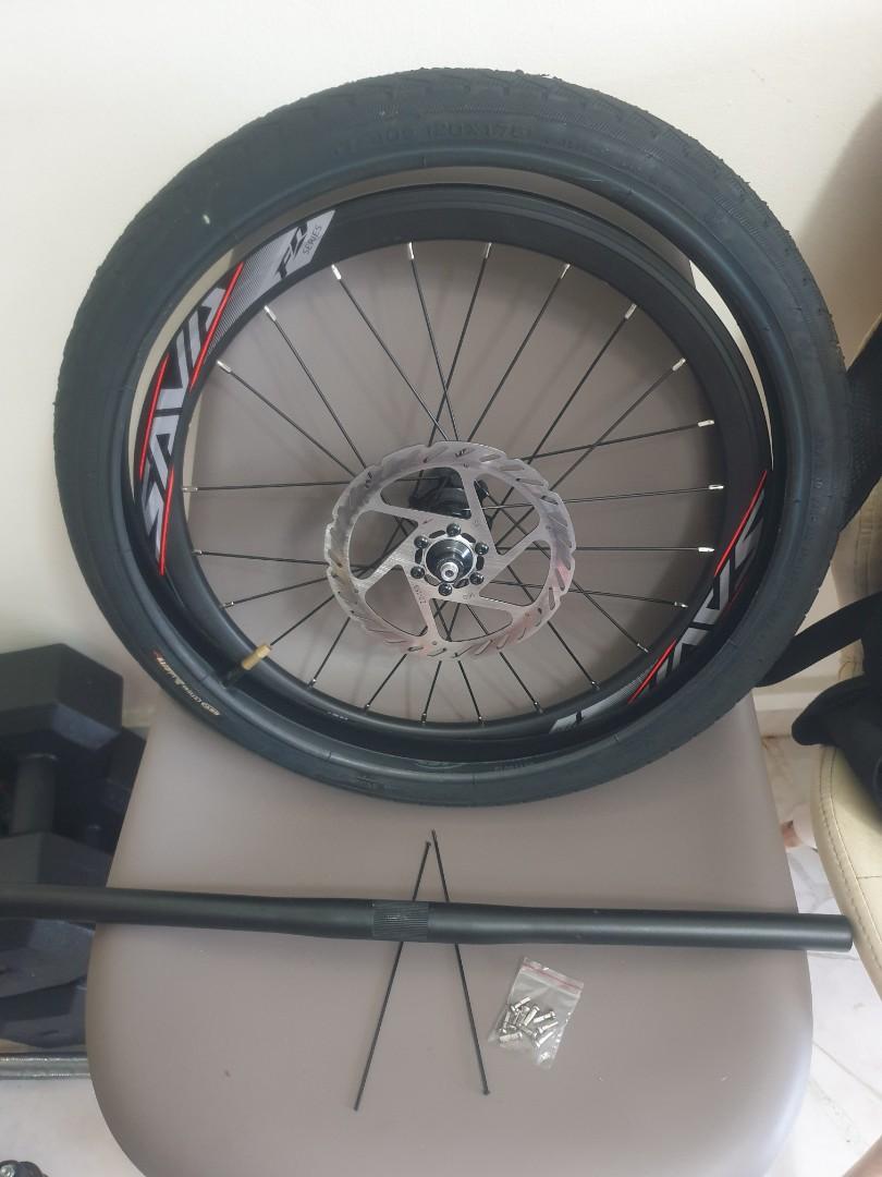 SAVA Z1 ORIGINAL 20 INCH BACK WHEEL ONLY DISC SET + HANDLEBAR, Sports ...