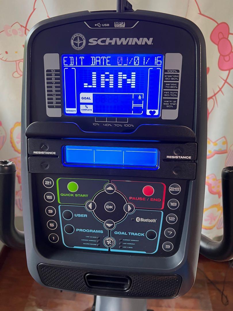 Schwinn 570R recumbent exercise bike, Sports Equipment, Exercise ...