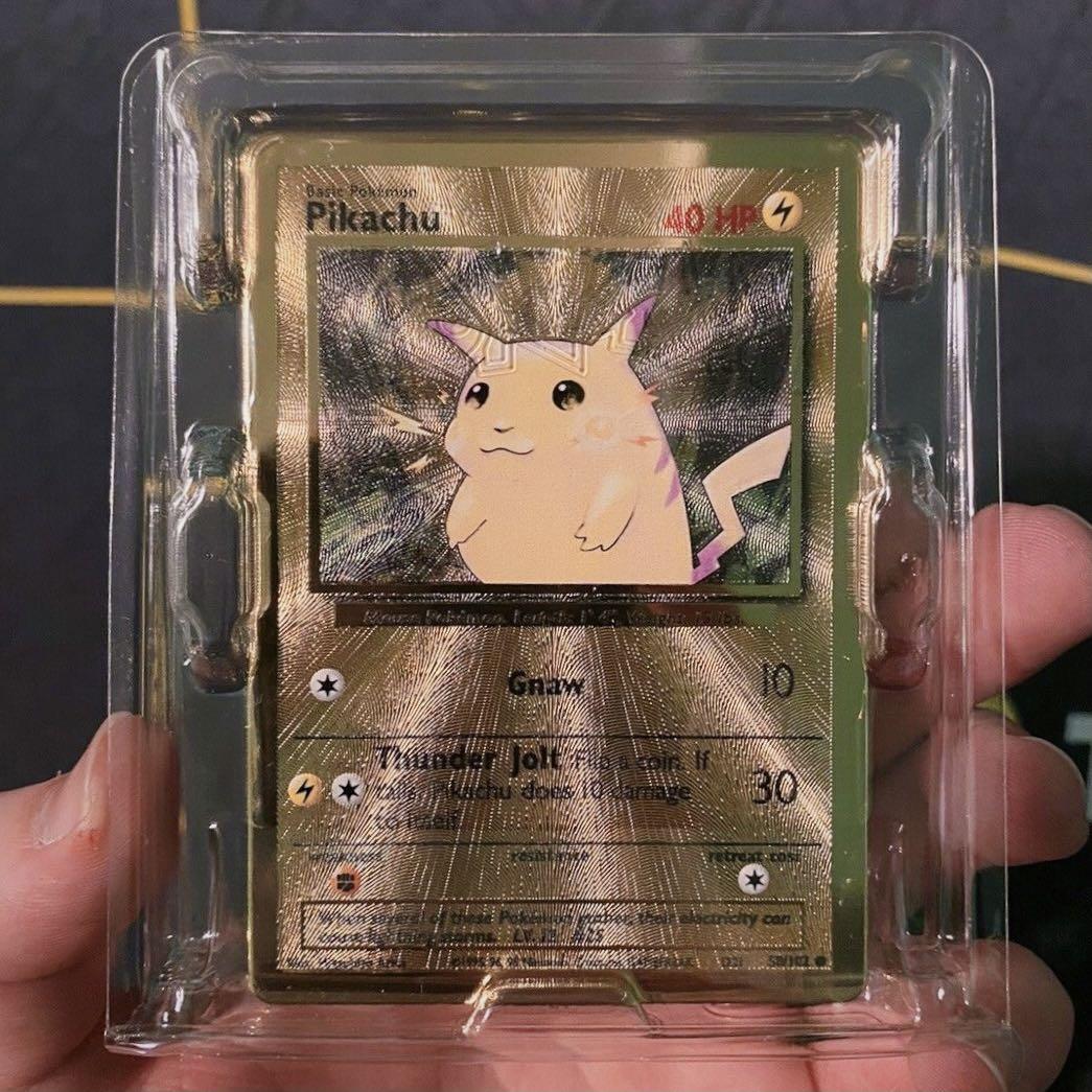 Sealed Pikachu Gold Metal - Celebrations Ultra Premium Collection ...