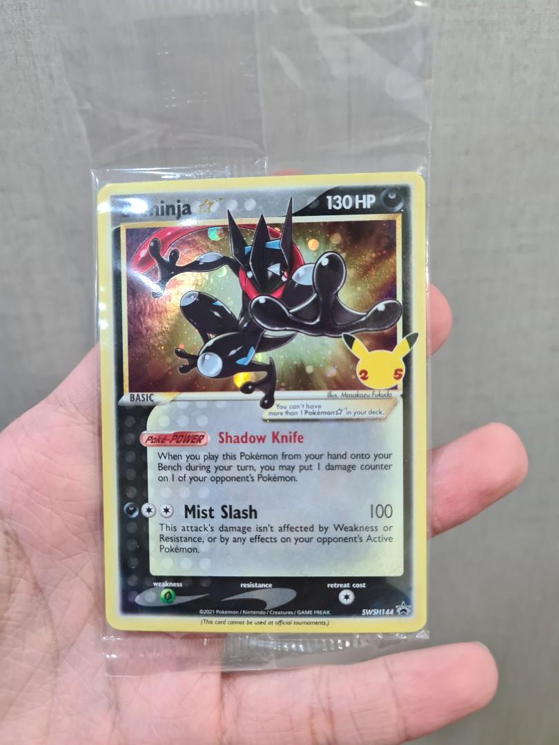 Shiny Greninja Sealed Promo Pokemon Celebrations 25th Anniversary Mint ...