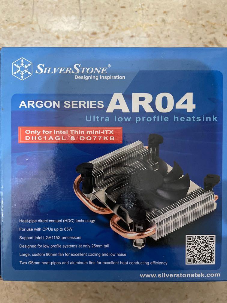 SilverStone Argon AR04 Ultra-Low Profile HDC CPU Cooler, Computers ...
