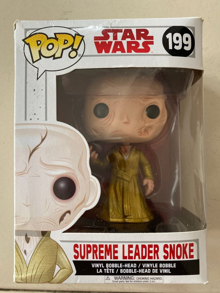Star Wars Supreme Leader Snoke Funko Pop, Hobbies & Toys, Memorabilia ...