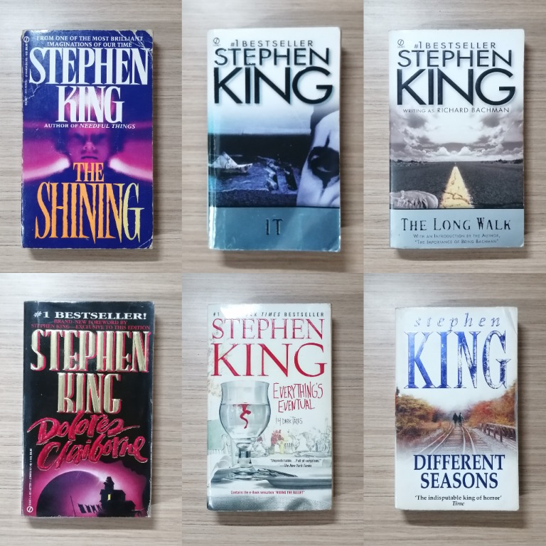 Stephen King Paperbacks (IT, The Shining, Different Seasons, The Long ...