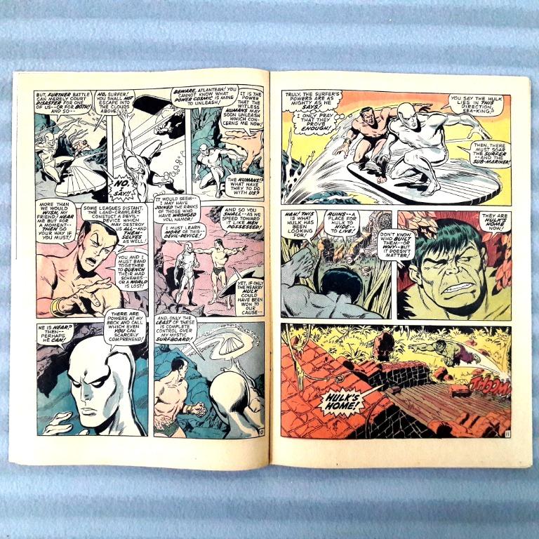 Sub-Mariner #34 (1st Series) Marvel Comics (Vintage Comic) Hulk, Silver ...