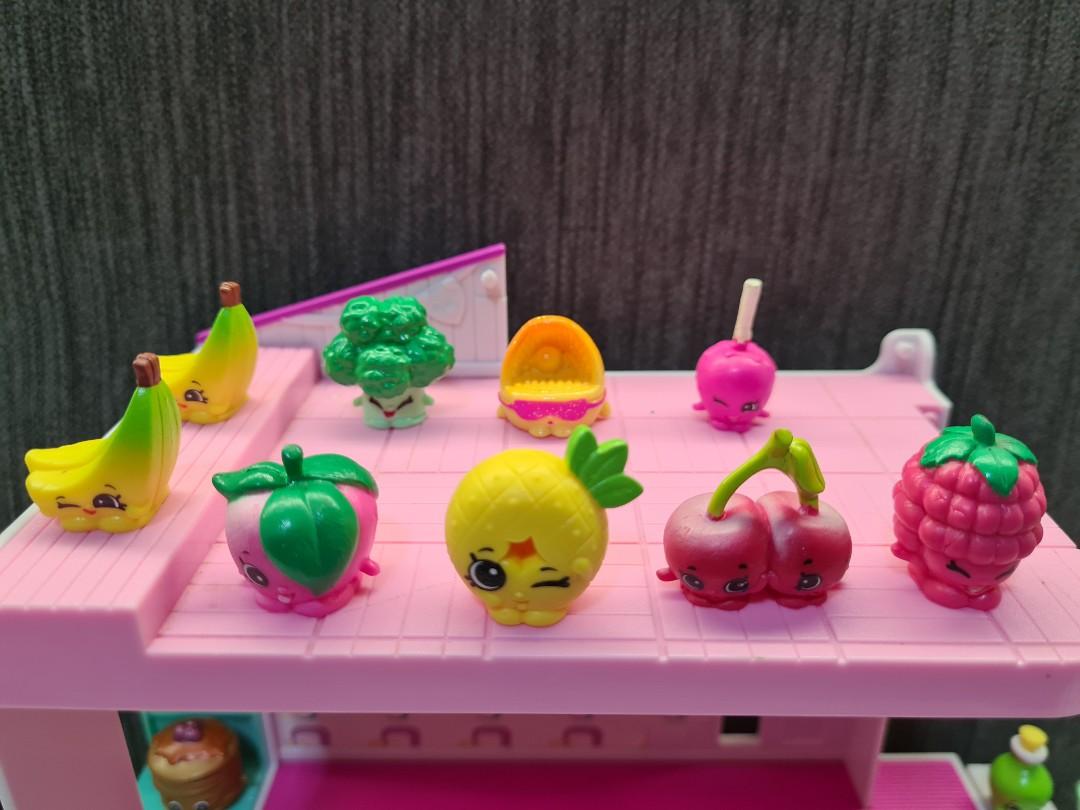 Super Cute Shopkins Collection, Shop, Double Storey House & Fridge ...