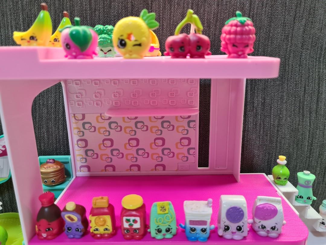 Super Cute Shopkins Collection, Shop, Double Storey House & Fridge ...