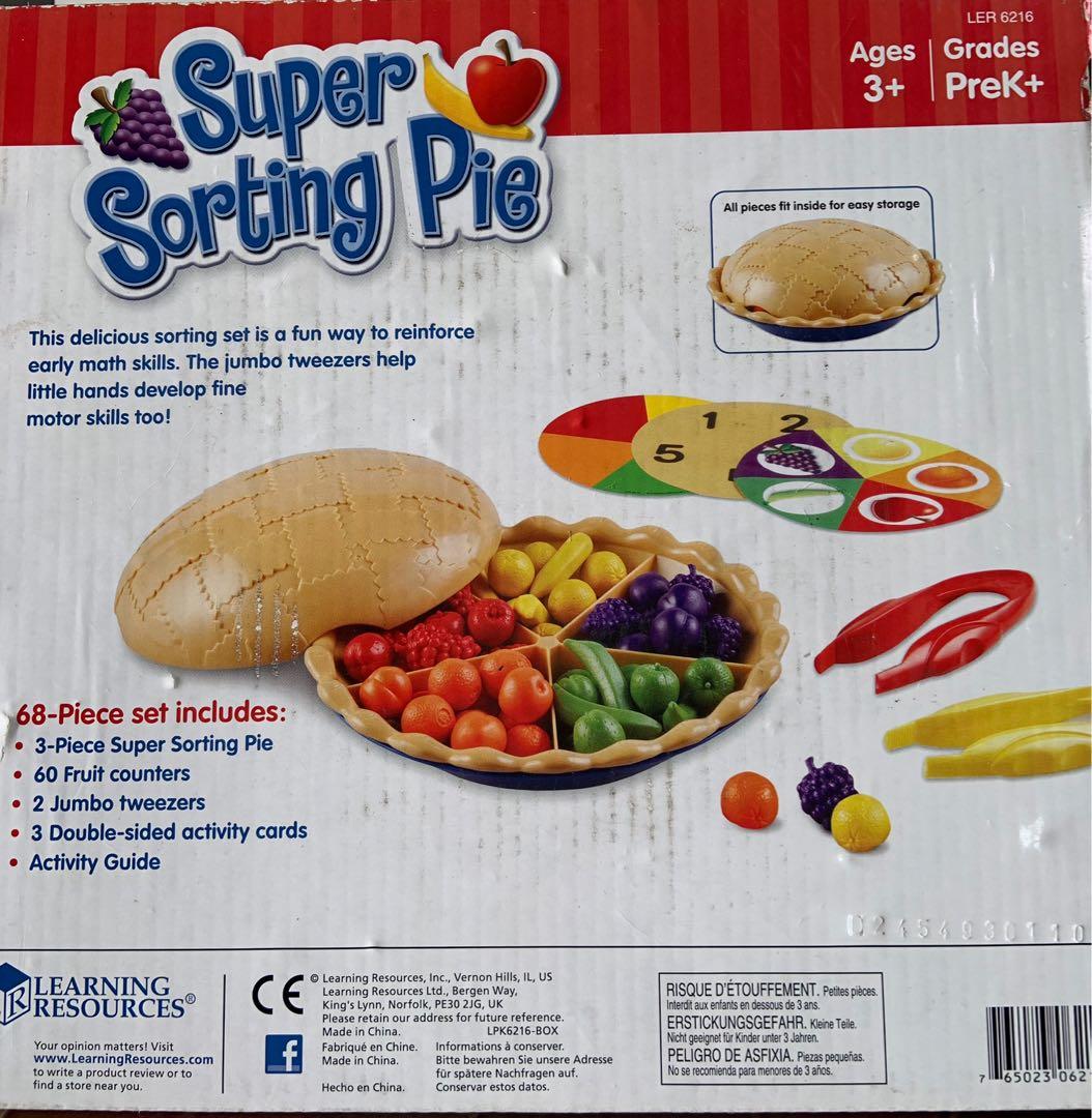 Learning resources Super sorting pie, Hobbies & Toys, Toys & Games on ...