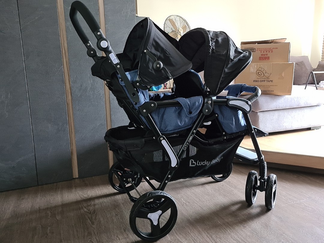 Super sporty double stroller, Babies & Kids, Going Out, Strollers on ...