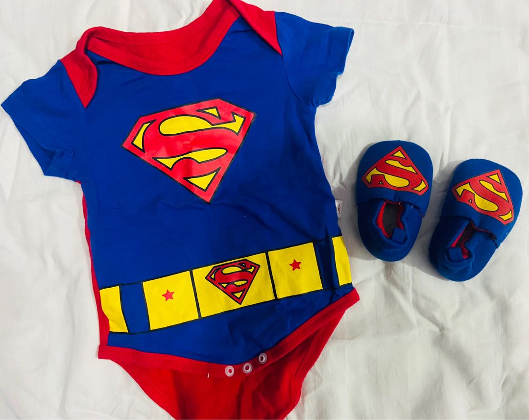 Superman Baby Costume, Babies & Kids, Babies & Kids Fashion on Carousell
