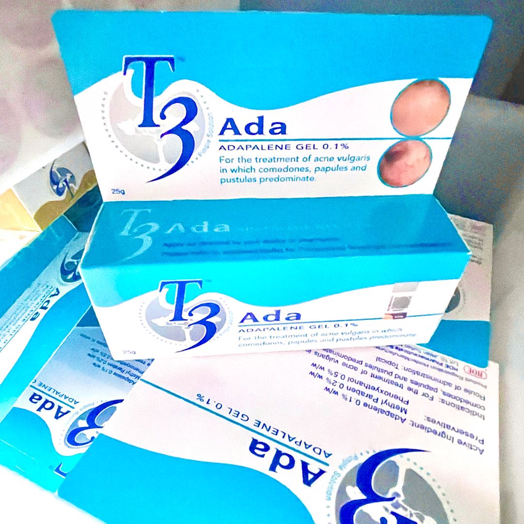 T3 ADAPALENE GEL 0.1% (25G) - Acne Treatment, Beauty & Personal Care ...