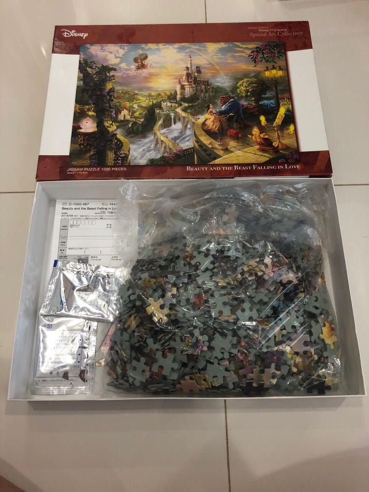 Tenyo Disney 1000 Piece Puzzle Beauty and the Beast, Hobbies & Toys, Toys & Games on Carousell