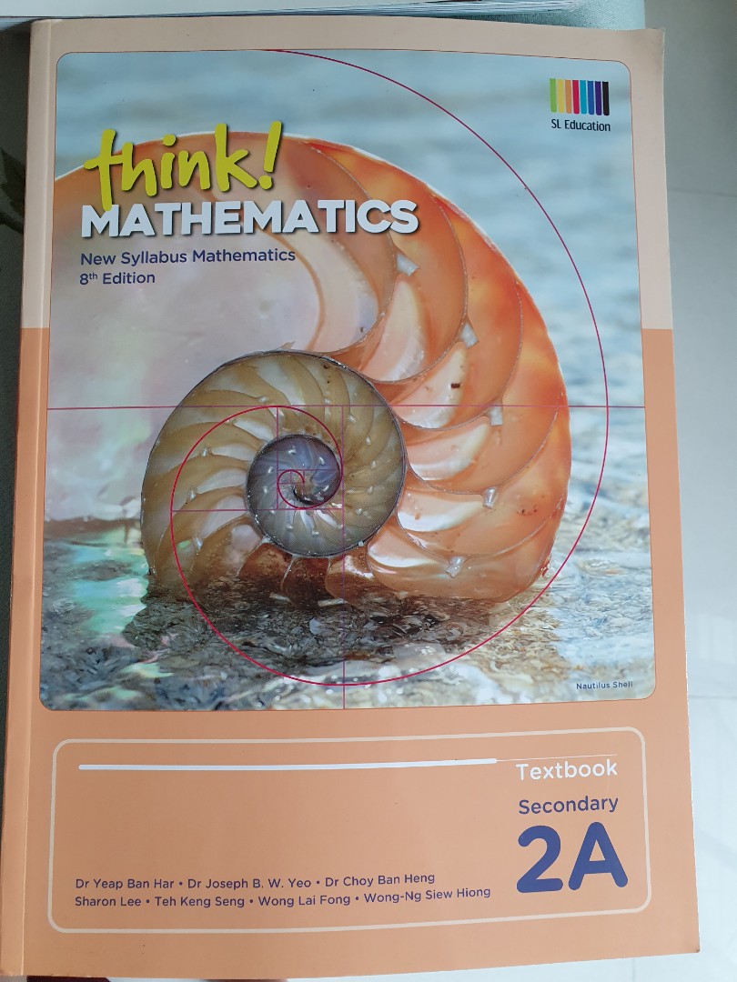 Think ! Mathematics textbook 2A and 2B, Hobbies & Toys, Books ...