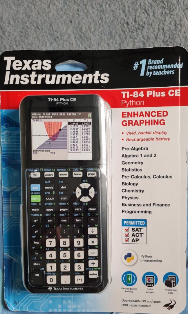 TI-84 Plus CE Python, Computers & Tech, Office & Business Technology on ...