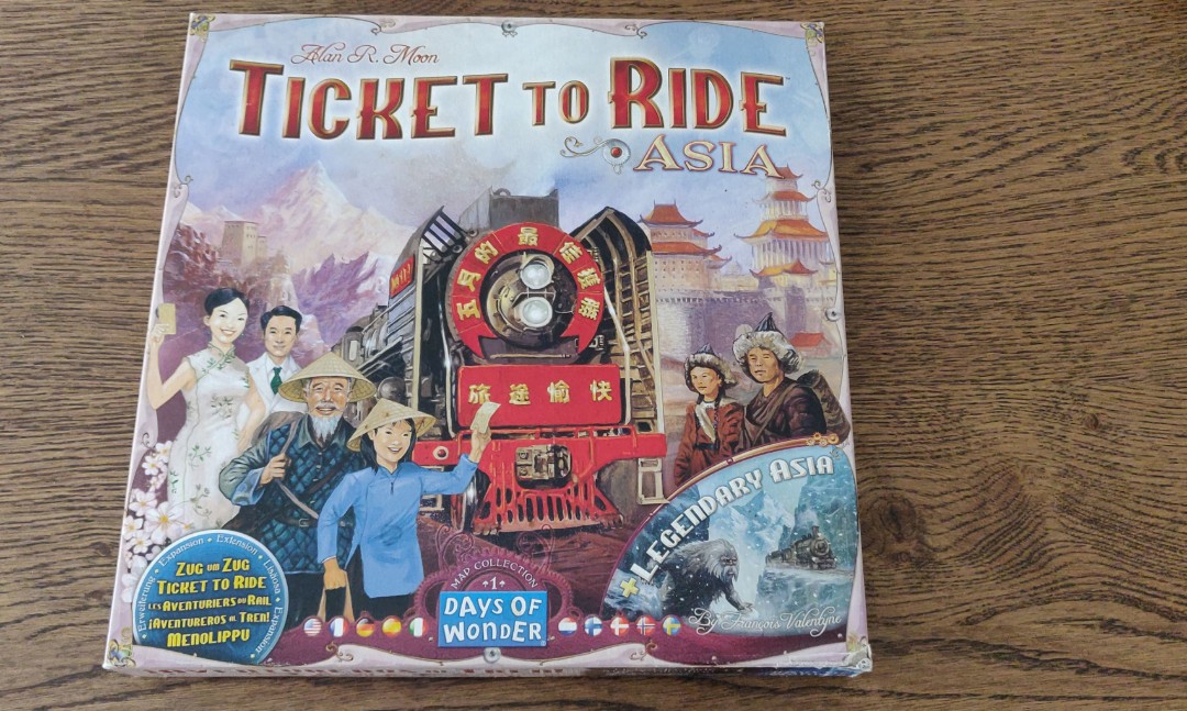 Ticket to ride - Asia expansion, Hobbies & Toys, Toys & Games on Carousell