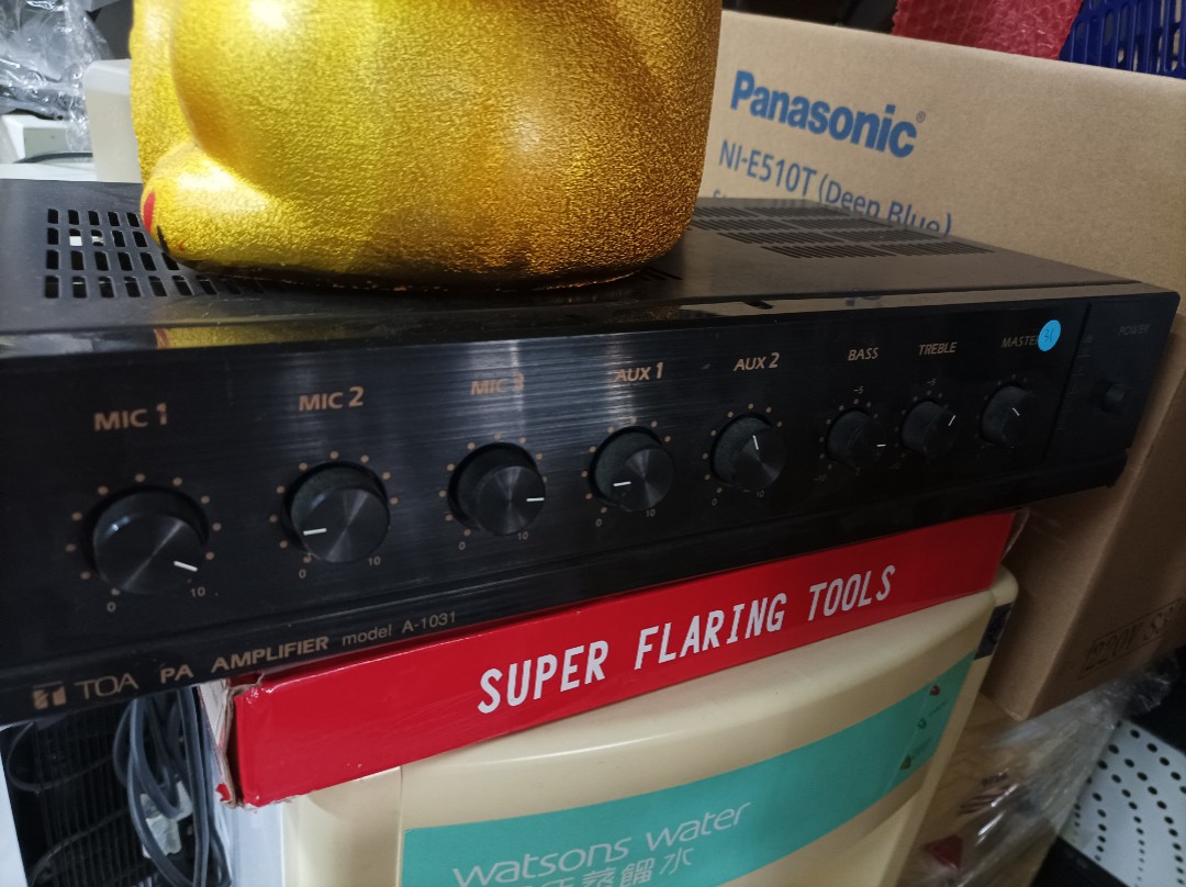 TOA A1031 5 Input Mixer Amplifier 30W, 音響器材, 其他音響配件及設備 - Carousell