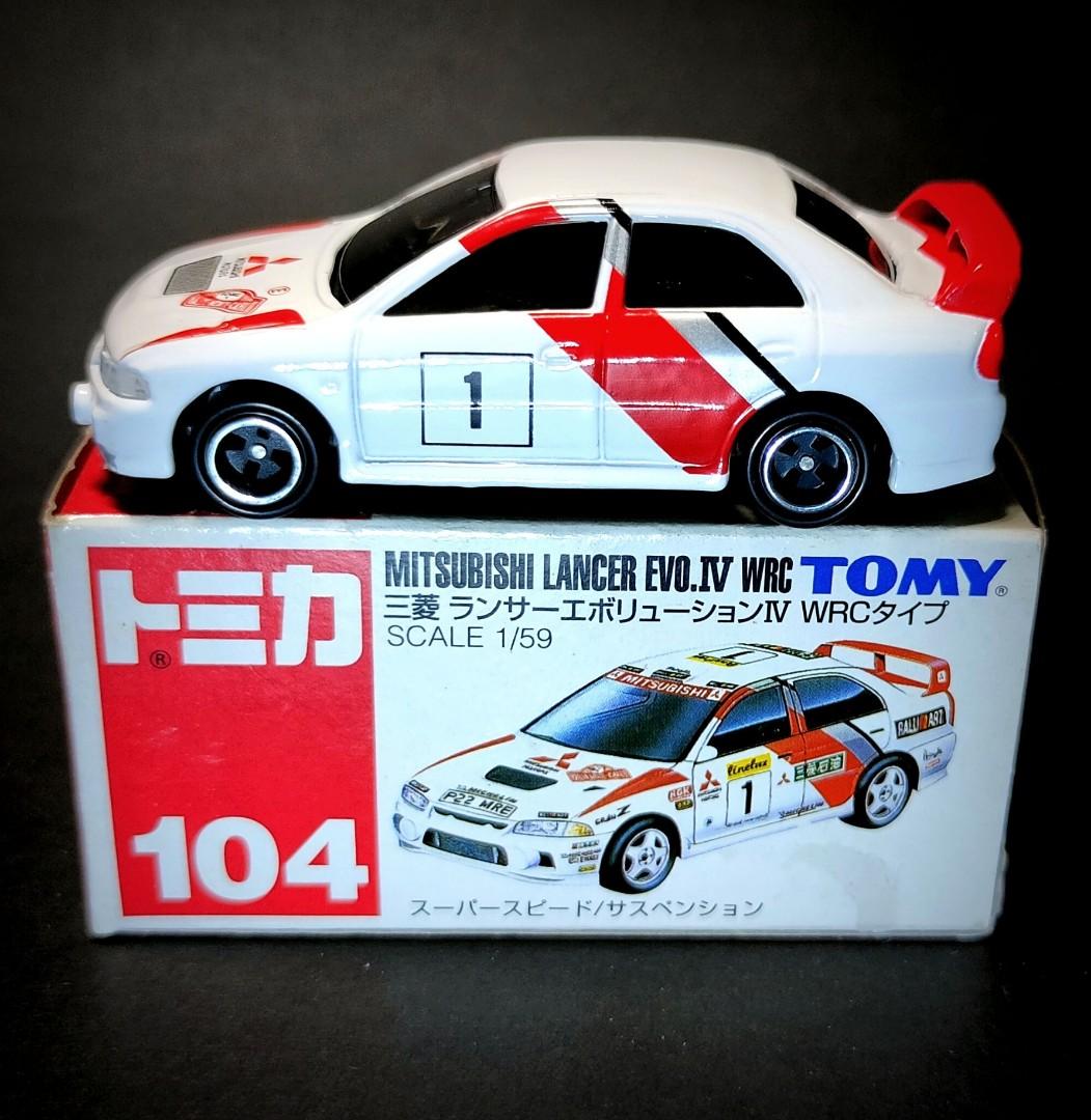 Tomica No.104 Mitsubishi Lancer evo.iv WRC Ralliart (2000), Hobbies ...