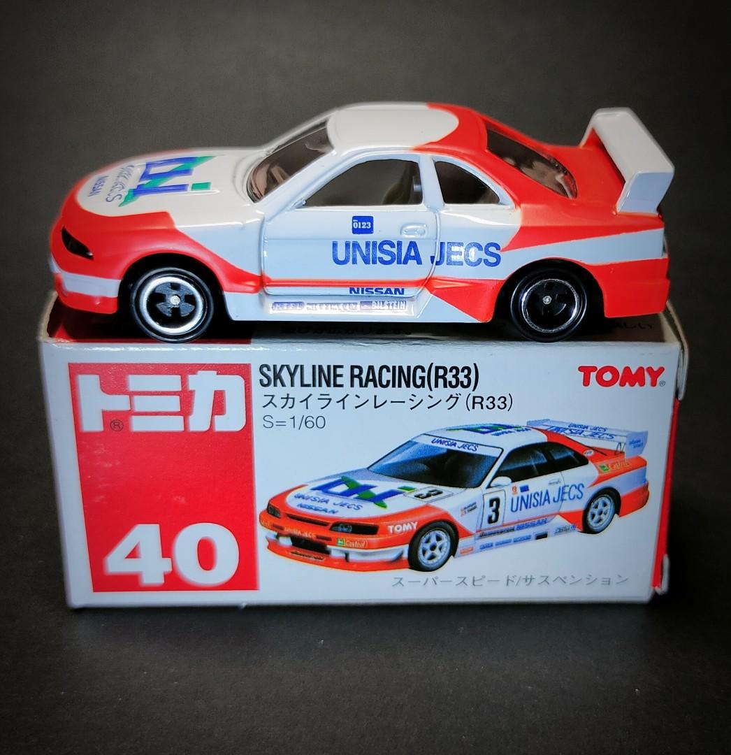 Tomica No.40 Skyline Racing R33 Rare Red Tomy (1997), Hobbies & Toys, Toys & Games on Carousell