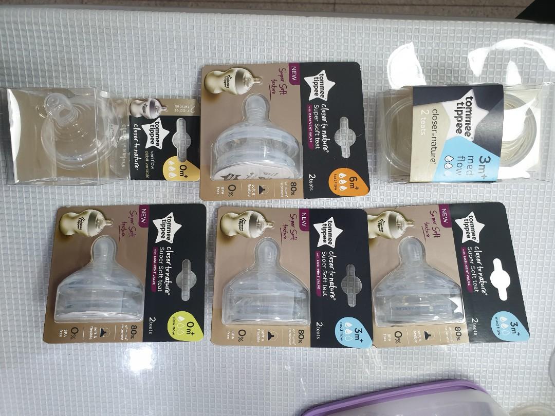 Tommee tippee teats various sizes, Babies & Kids, Nursing & Feeding ...